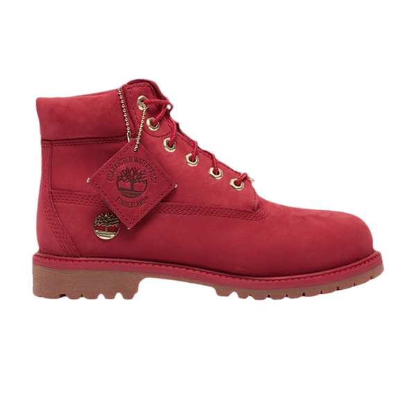 Preschool Size Timberland 6 inch Premium Boot 'Dark Red' - mysneakerpalace